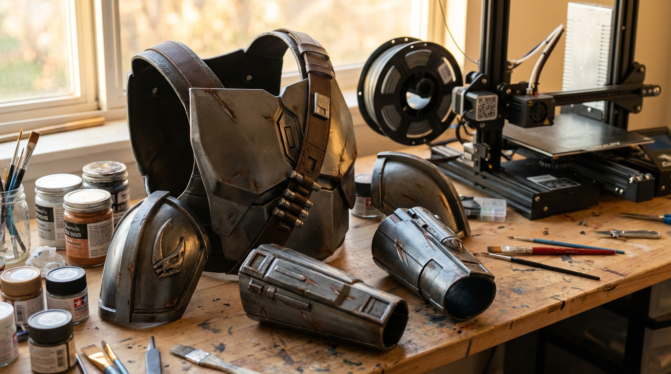 How to Print Flexible Cosplay Armor Using TPU – Qidi Tech Online Store