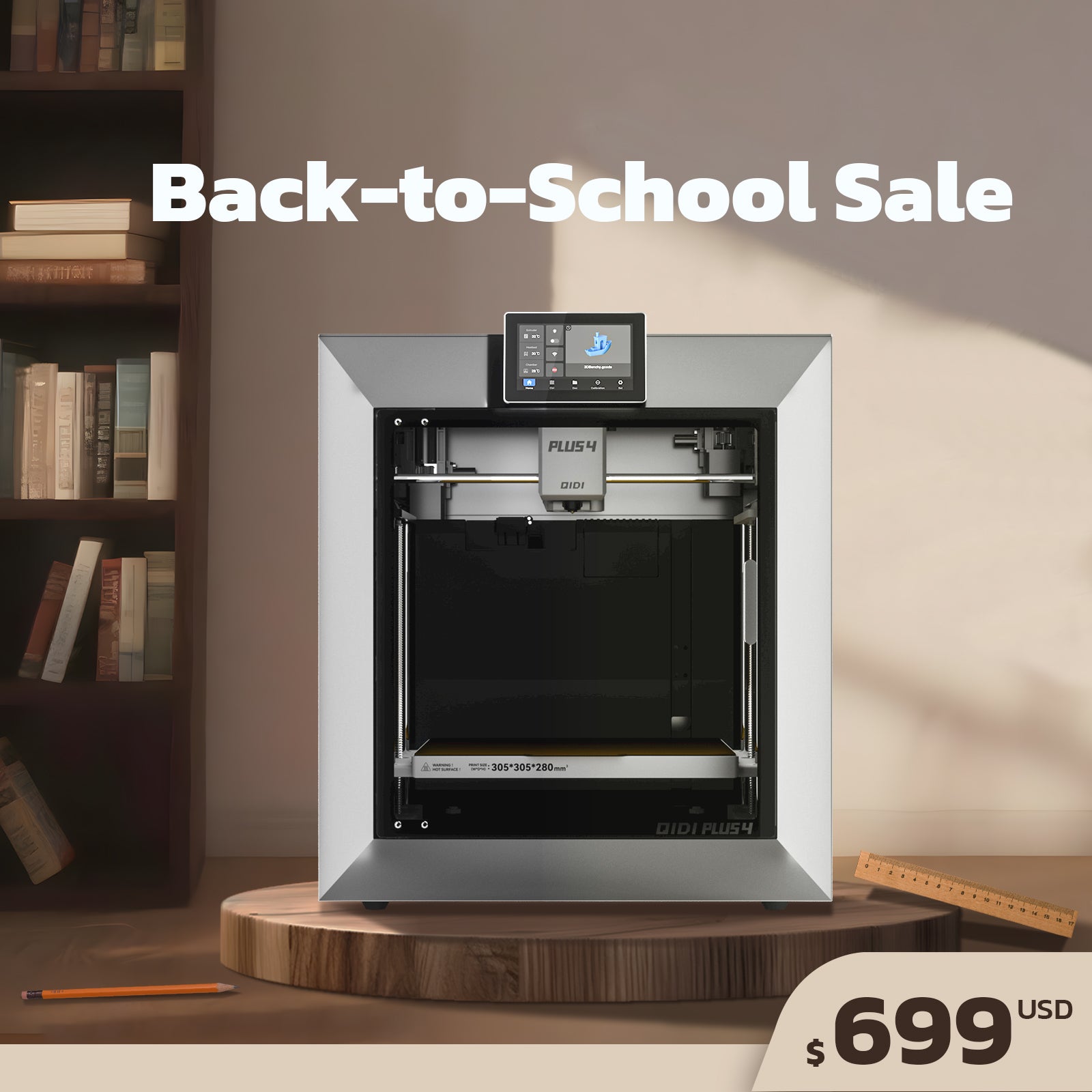 QIDI Plus4: Heated Chamber 3D Printer with Auto Calibration – Qidi Tech ...