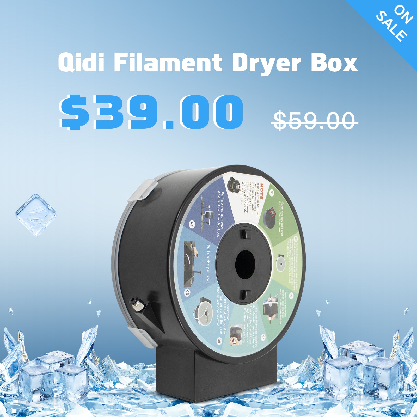 Filament Dry Box | Qidi Tech 3D Printing Accessory – Qidi Tech Online Store
