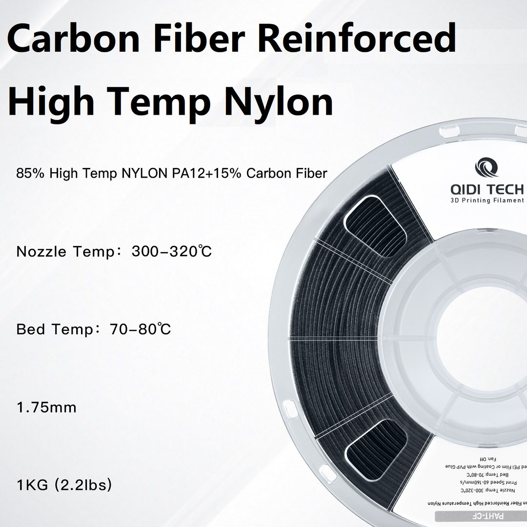 QIDI PAHT-CF Carbon Fiber Filament | Superior Print Quality – Qidi Tech ...