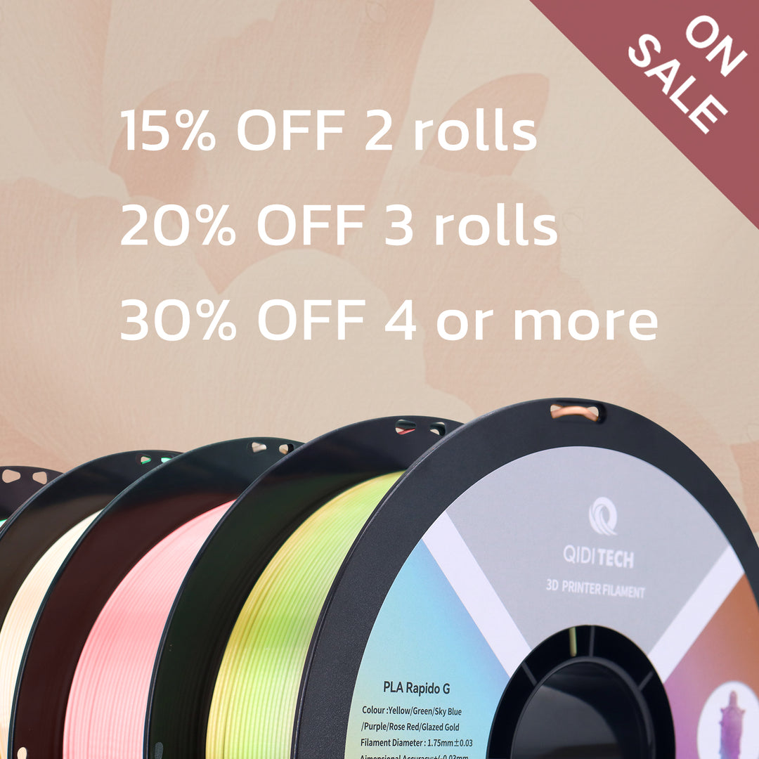 QIDI TECH PLA Rapido Silk Filament | Enhance Your 3D Printing ...