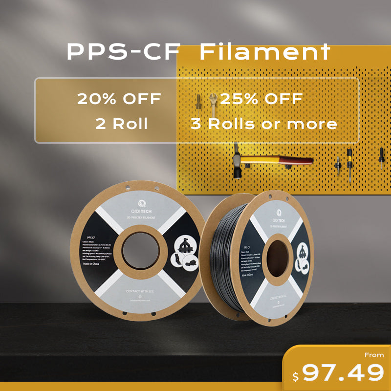 PPS-CF Filament – Qidi Tech Online Store