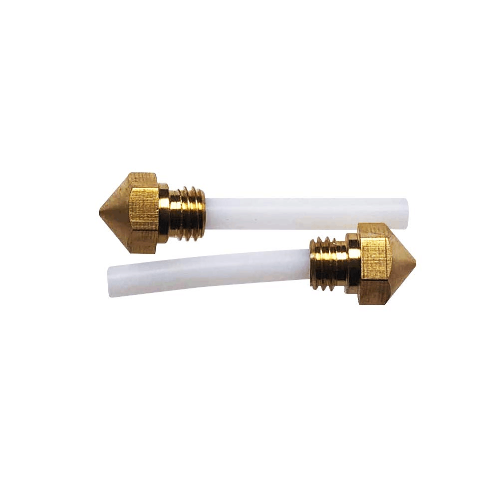 X-Plus/X-Max Nozzles and PTFE tube (2pcs) – Qidi Tech Online Store